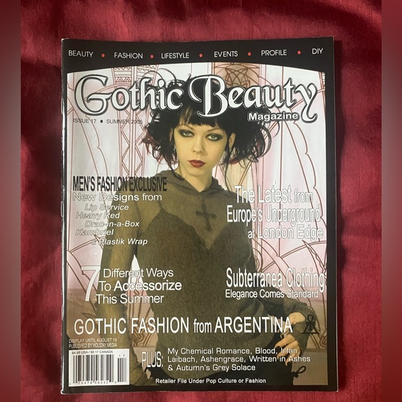 Other | Gothic Beauty Magazine Issue 17 205 Goth Horror Fashion Fetish ...